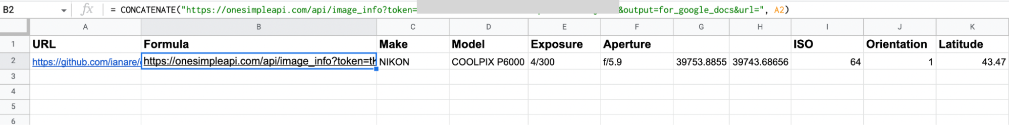 How to extract image information from a spreadsheet|OneSimpleApi.com
